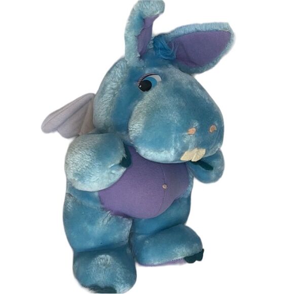 Toys | Vintage1984 Hasbro Softies Disney Wuzzles Blue Hoppopotamus ...